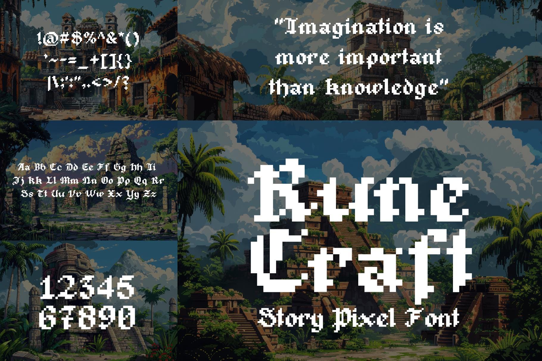 160 Nostalgic Pixel Fonts for Gaming, Branding, Video Games, Social ...