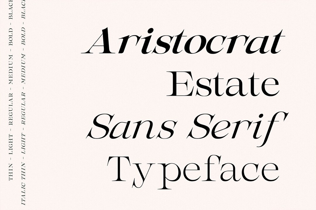 Aristocratestate - Luxury Serif Font | Classy Font, Elegant Font ...