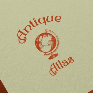 Antique Atlas Font: Vintage Elegance for Book Covers, Invitations ...