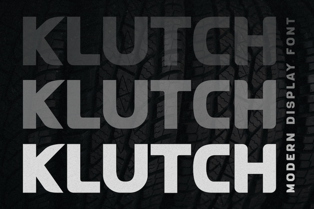 Klutch - Modern Racing Font | BMX Font, Speed Font, Dirtbike Font ...