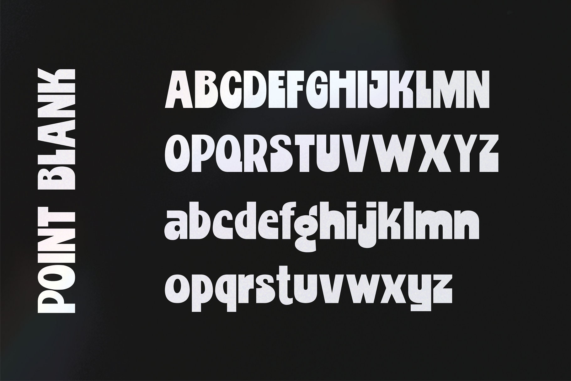 Point Blank 1970s Display Font Headline Font, Poster Font, Branding ...