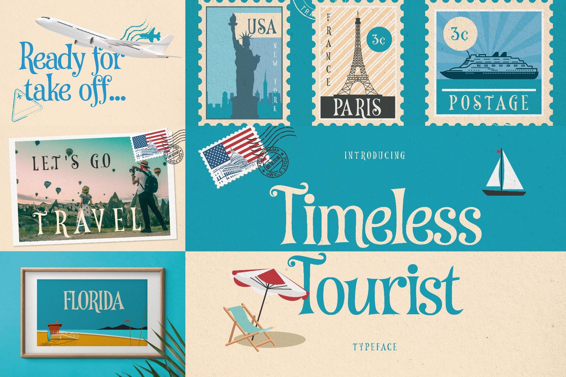 Mid Century Modern Font Bundle! 36 Authentic Fonts From the 1950's and ...