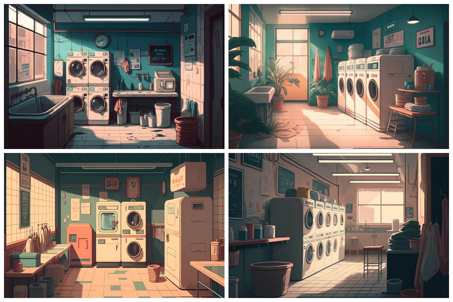 24 Lofi Laundry Mat Backgrounds for a Chill Vibe - Etsy
