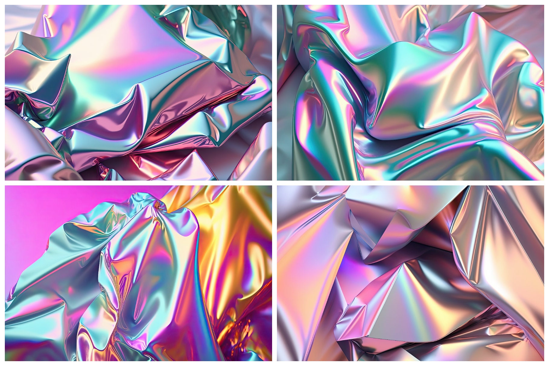 28 Holographic Foil Backgrounds in 6K Resolution | Patterns ...