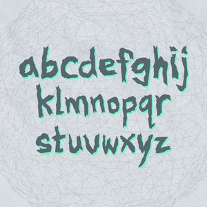 Wavelength Experimental Font Lightning Font Rick and - Etsy