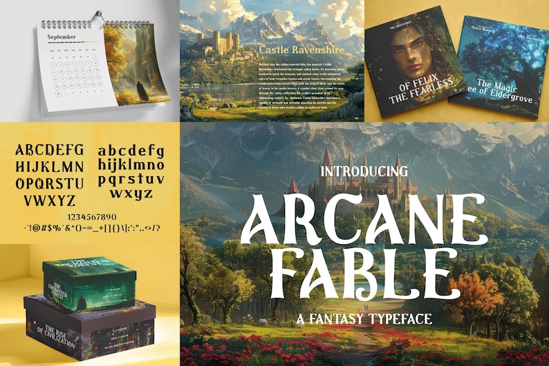 Gothic Font Bundle – 27 Captivating Fonts to Create Dramatic Book ...