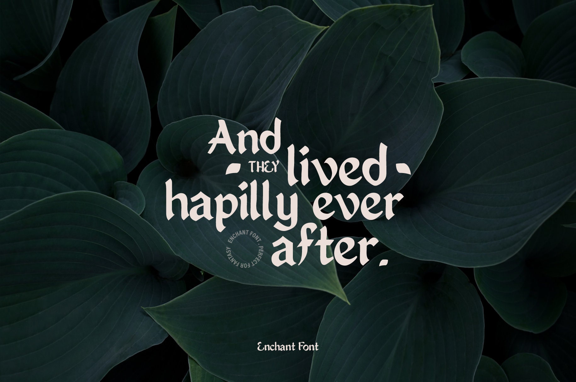 Enchant - Mystical 1600s Typeface | Gothic Font, Blackletter Fonts ...