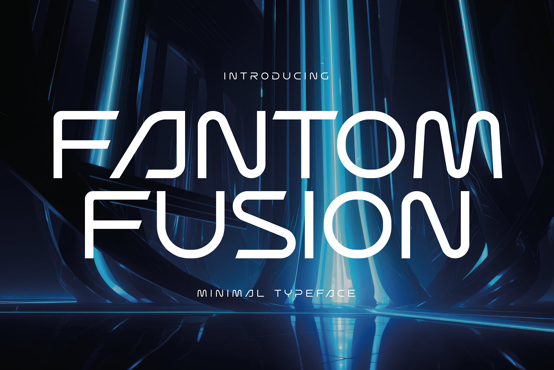 Fantom Fusion Font: Futuristic Minimalism for Modern Brands & Digital ...