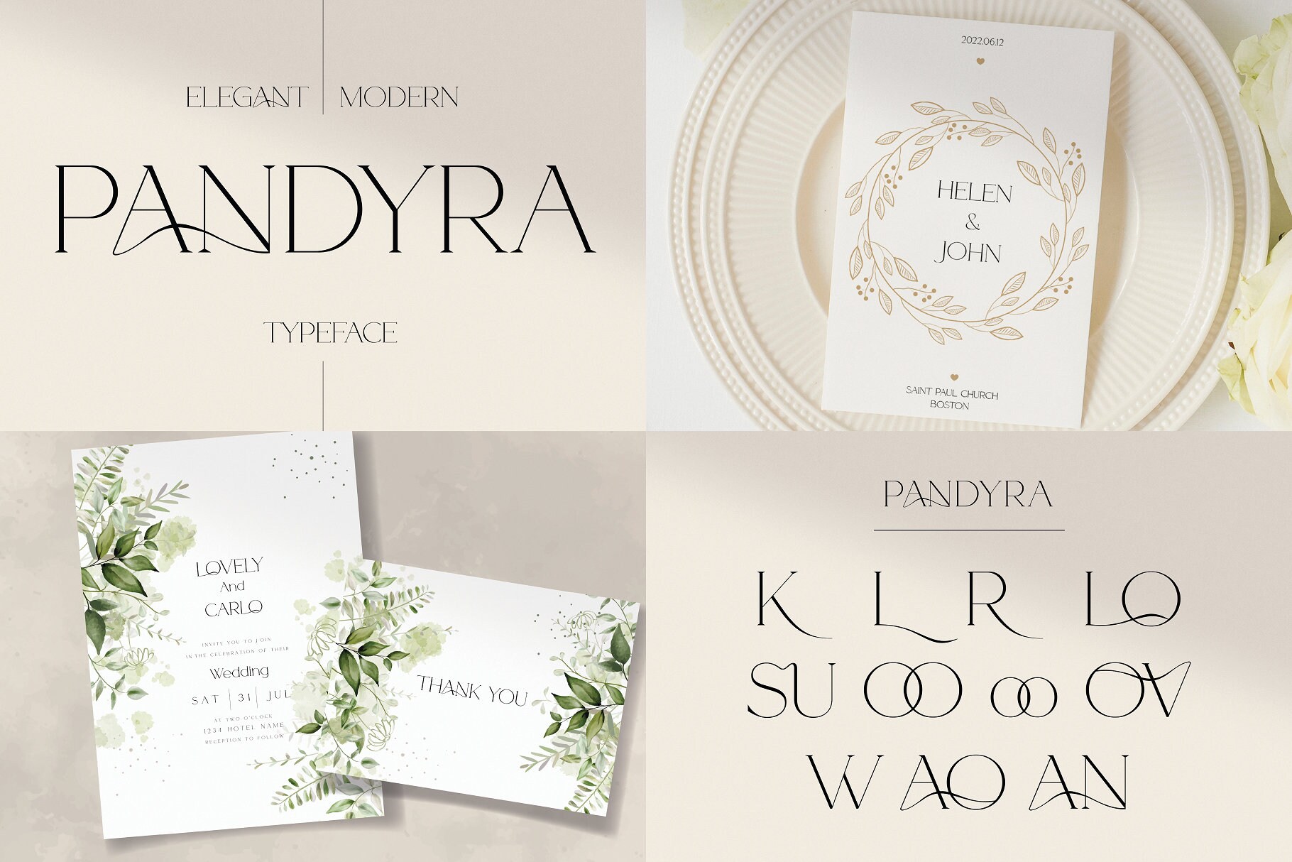 50 Gorgeous Wedding Fonts for Invitations, Menus, Seating Charts, Table ...