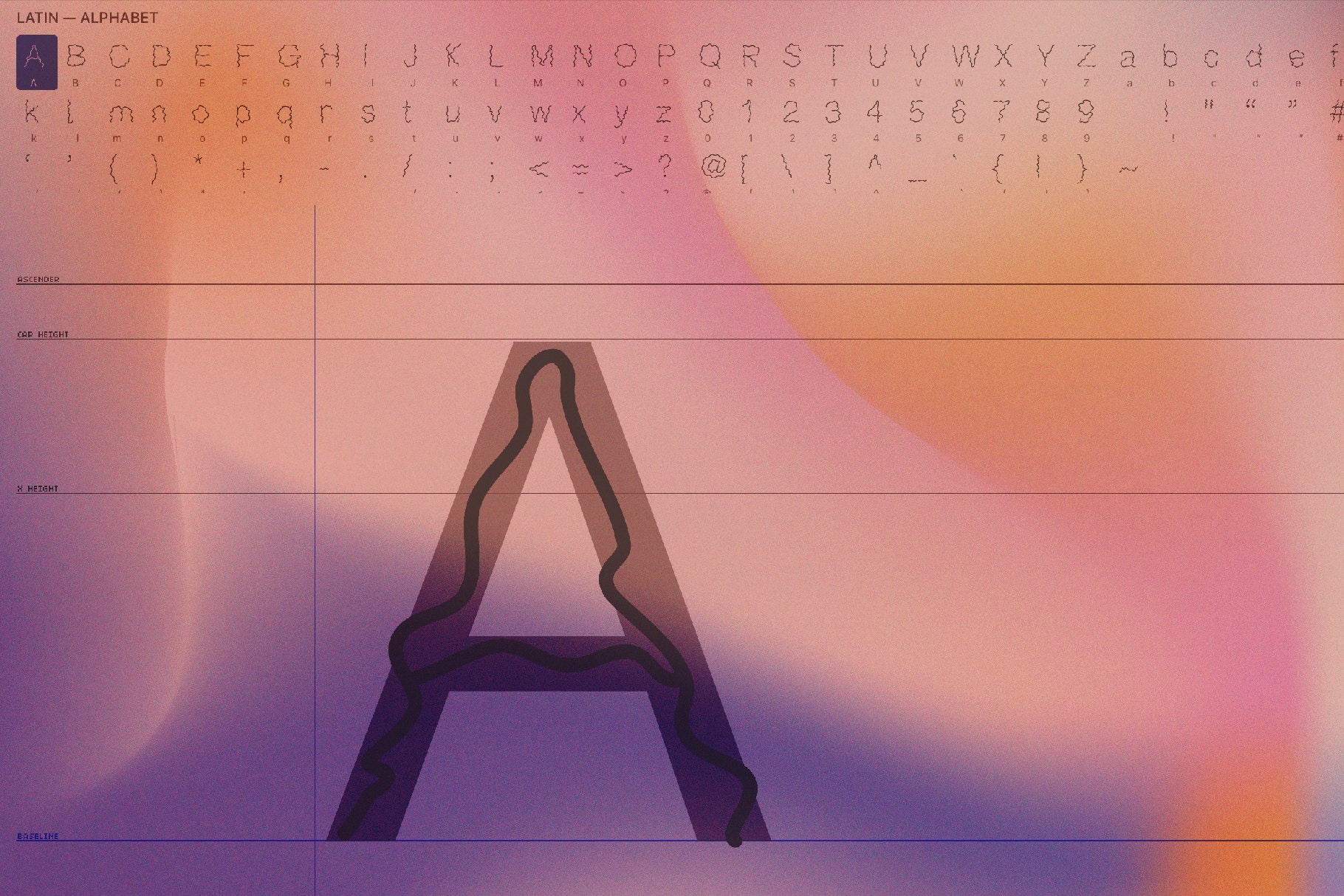 Dazed Dizzy Font Thin Font, Wavy Font, Creative Font, Trippy Font ...