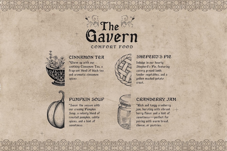 Elder Scroll – Medieval Handwritten Font | Ancient Fantasy Script | Old ...