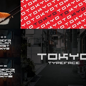 7 Authentic Japanese Style Fonts | Traditional Inspired Samurai, Kanji ...