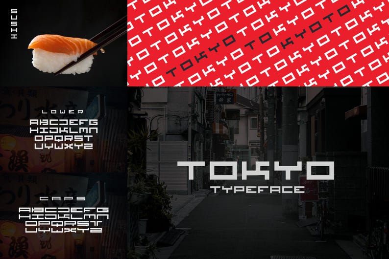 7 Authentic Japanese Style Fonts | Traditional Inspired Samurai, Kanji ...