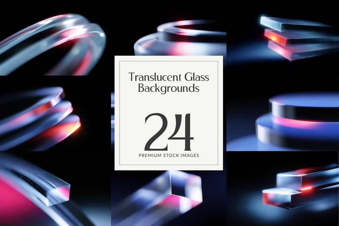 24 Translucent Glass Backgrounds – Frosted & Glassmorphism Wallpaper ...