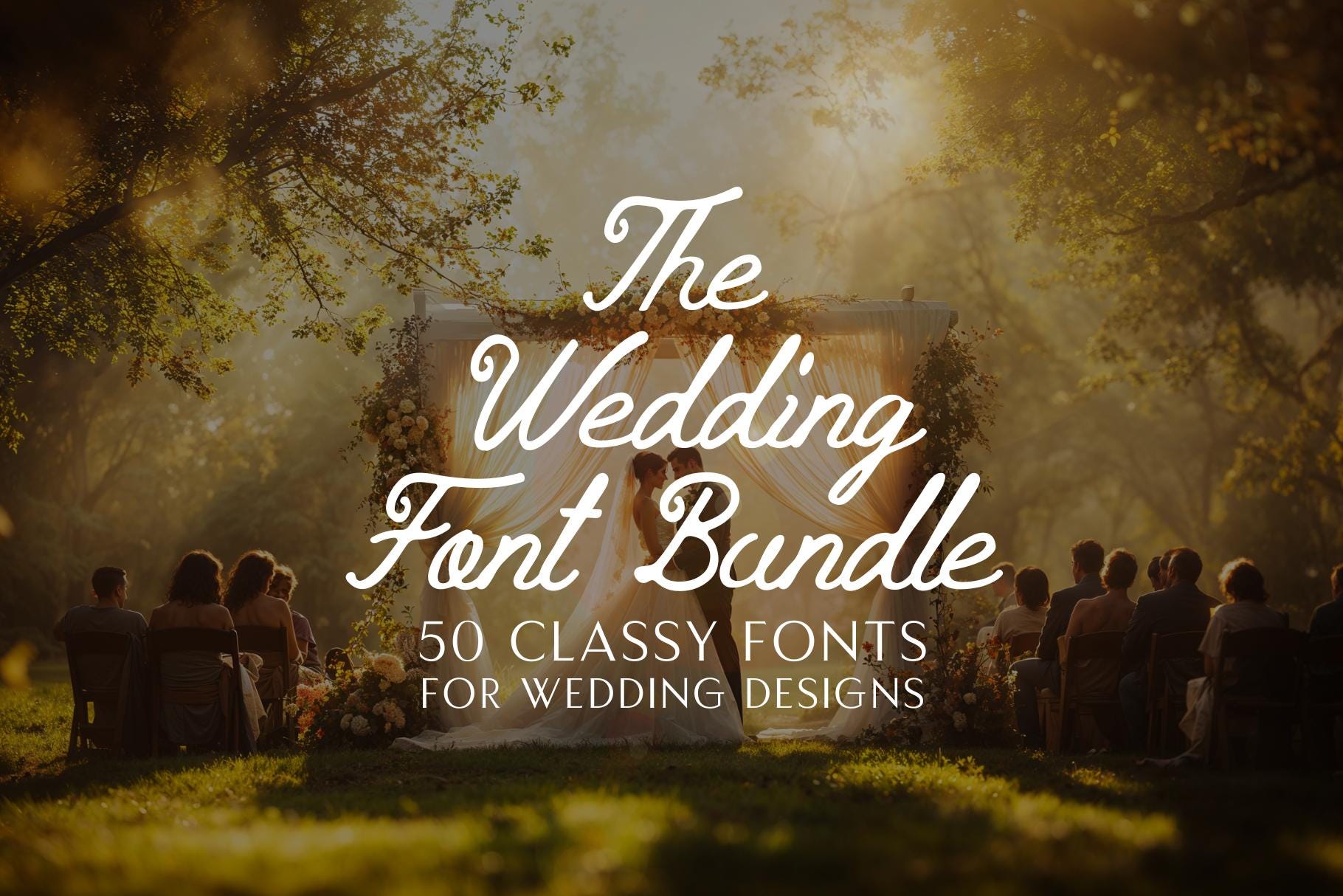 50 Gorgeous Wedding Fonts for Invitations, Menus, Seating Charts, Table ...