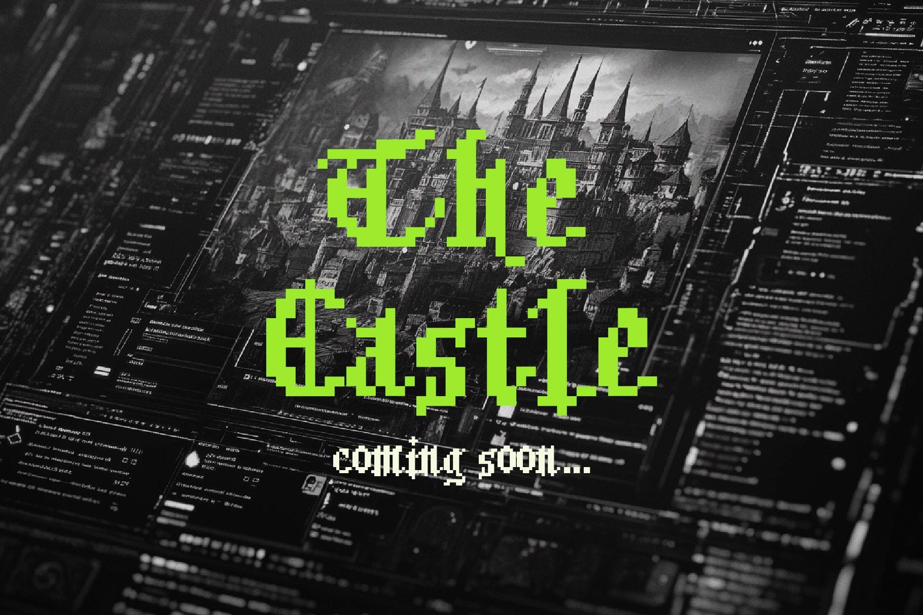 Pixel Warden Font - Medieval Blackletter Pixel Typeface, Retro Gaming ...