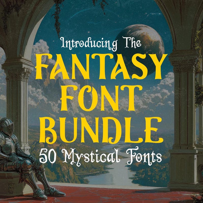 Blackletter Gothic Fonts - Etsy