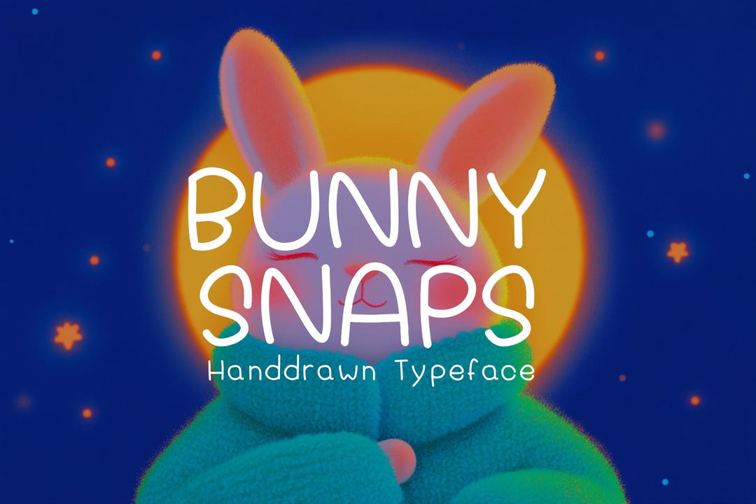 Bunny Snaps – Cute Handwritten Goodnotes Font | Kawaii Note-taking ...