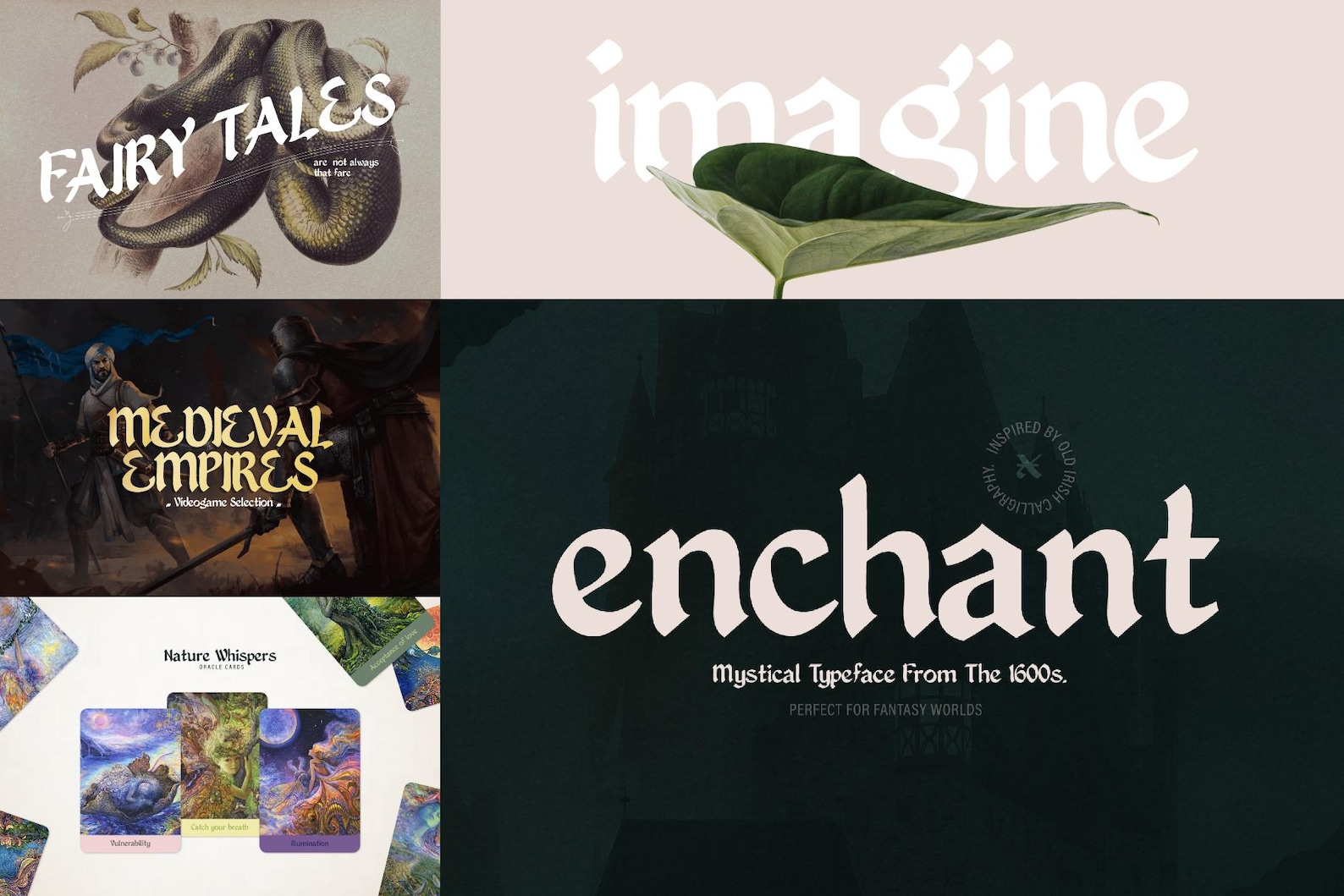 The Old English Font Bundle – Majestic Medieval, Gothic, and Fantasy ...