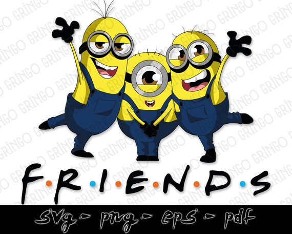 Minion SVG Minion Freunde SVG Minion Freunde Vektor Minions | Etsy