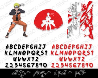 Anime Alphabet | Etsy