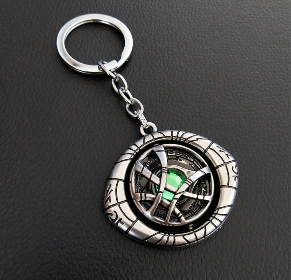 Infinity Time Stone Necklace and Key Chain Eye of Agamotto - Etsy