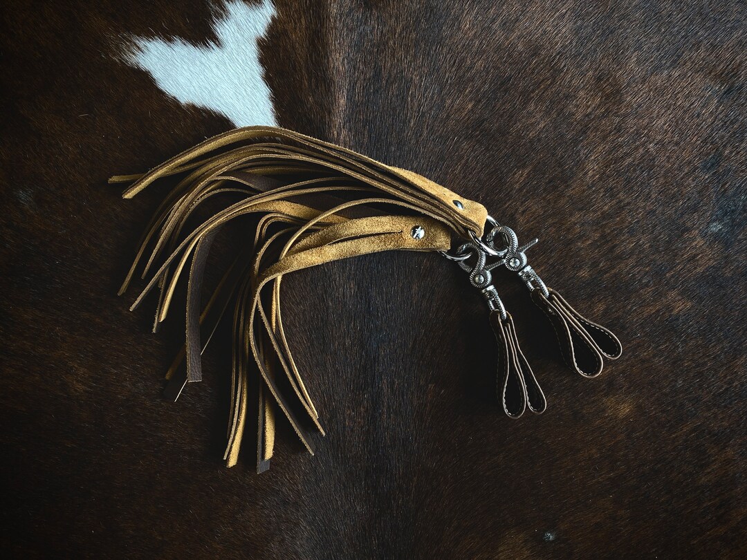 The Quick Draw - Hand-made Leather Finger Flogger Pair With Engraved ...