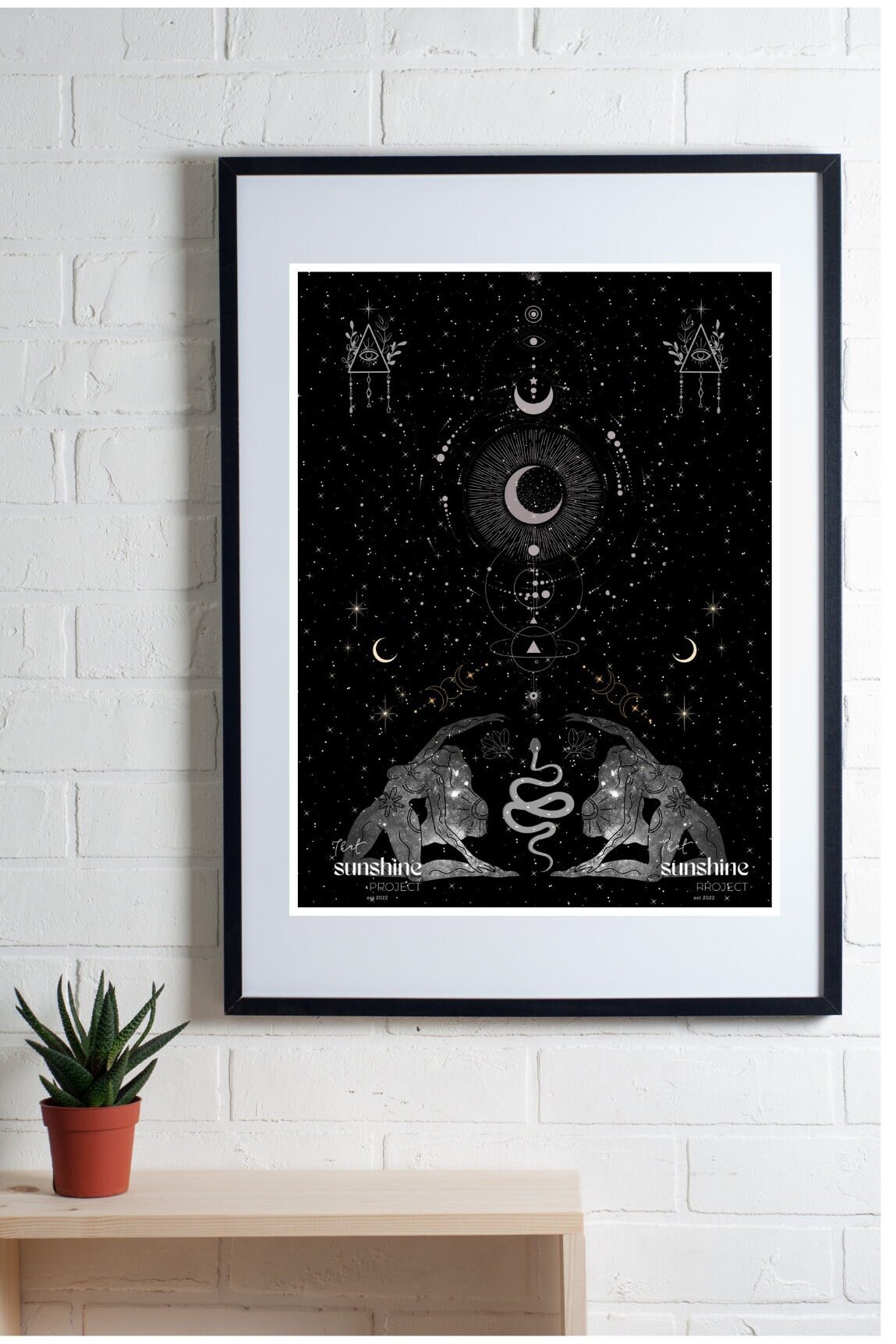 Divine Feminine Moon Goddess Spiritual Boho Print INSTANT - Etsy