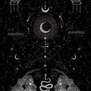 Divine Feminine Moon Goddess Spiritual Boho Print INSTANT DOWNLOAD ...