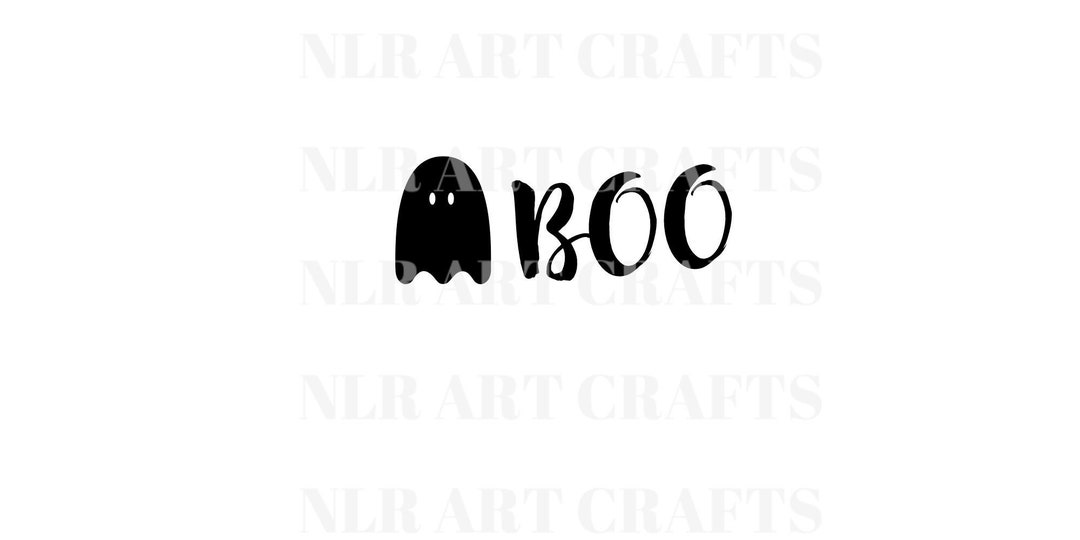 Boo Spooky Ghost Digital Template for Halloween to Make Tops, T-shirts ...