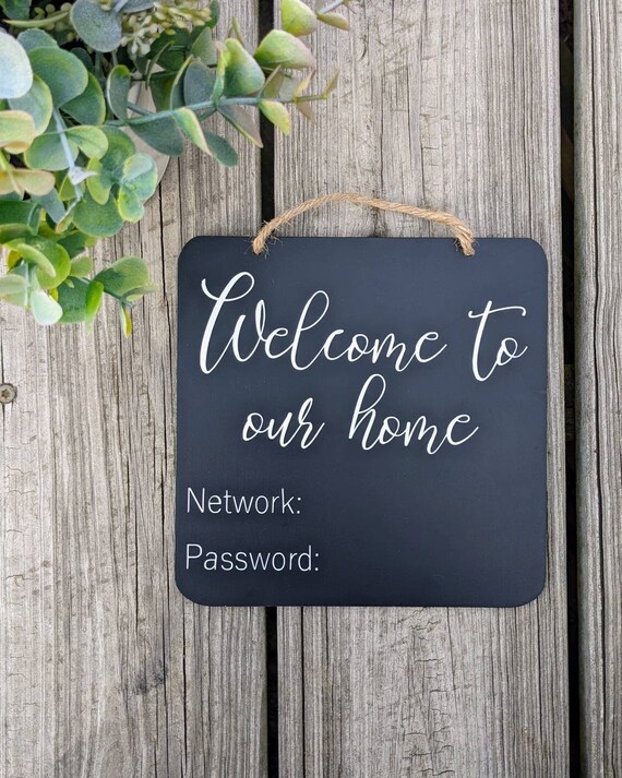 Welcome Guest Sign