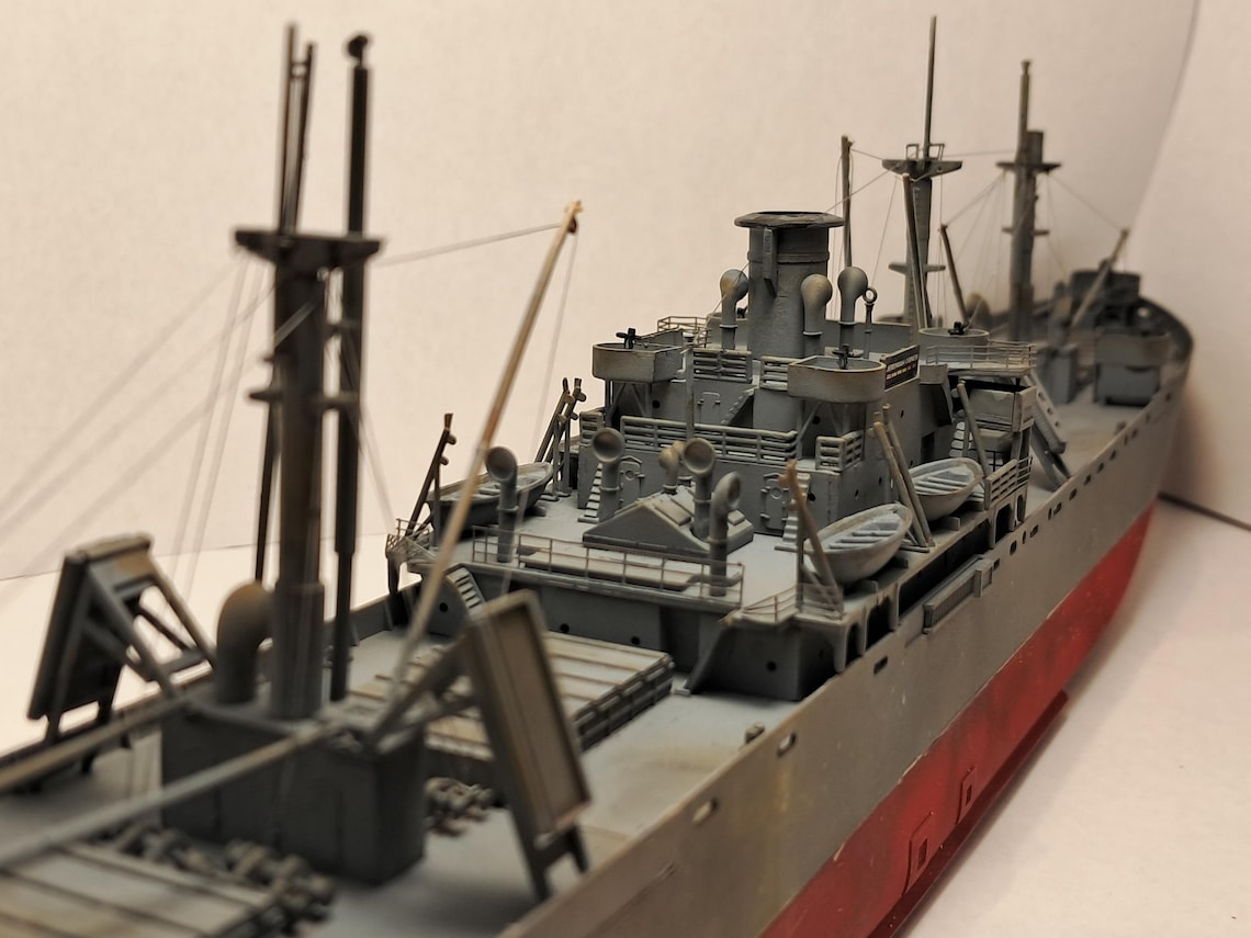Liberty Ship Jeremiah O'brian 1/350 Scale Model - Etsy