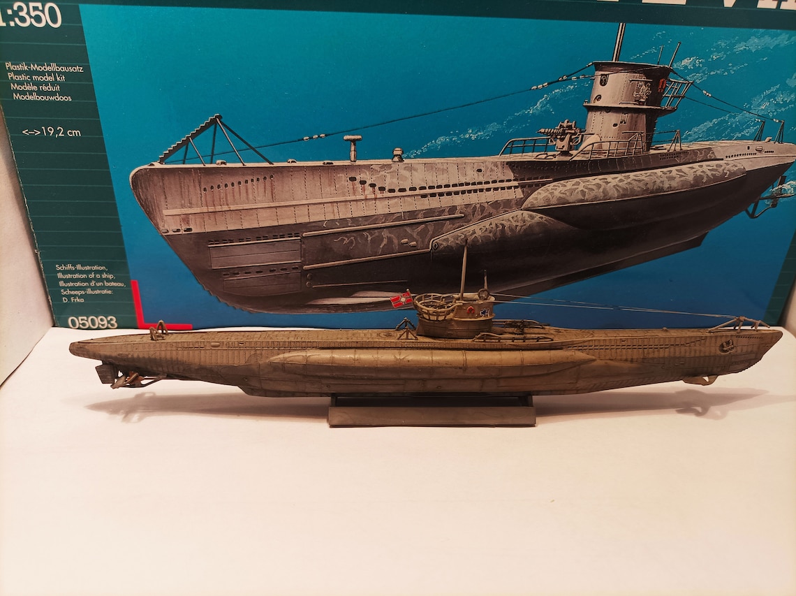 Revell 1/350 Scale German Submarine (U Boot) Type VII C (the U96 From the Famous German Movie ...