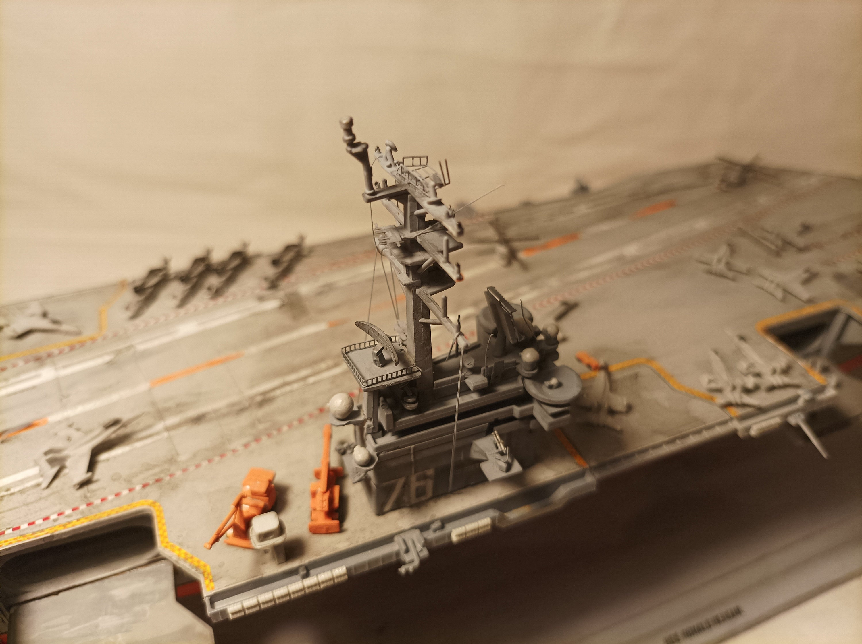USS Ronald Reagan (CVN67) 1/720 Scale Warship Model Pro-built, Custom ...