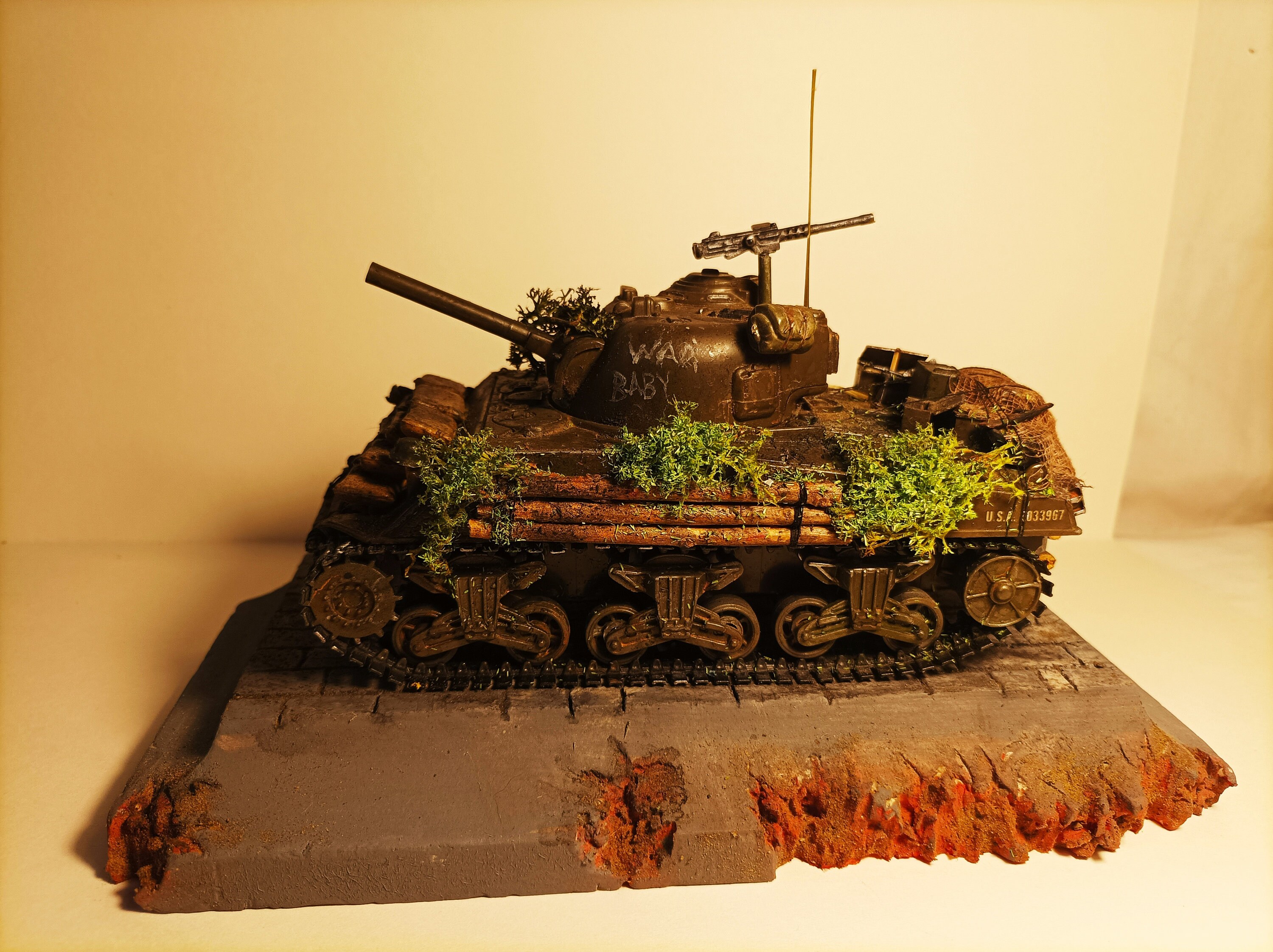 Sherman M4A1 Early Version WWII 1/32 Scale Model - Etsy