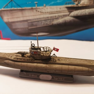 Revell 1/350 Scale German Submarine (U Boot) Type VII C (the U96 From the Famous German Movie ...