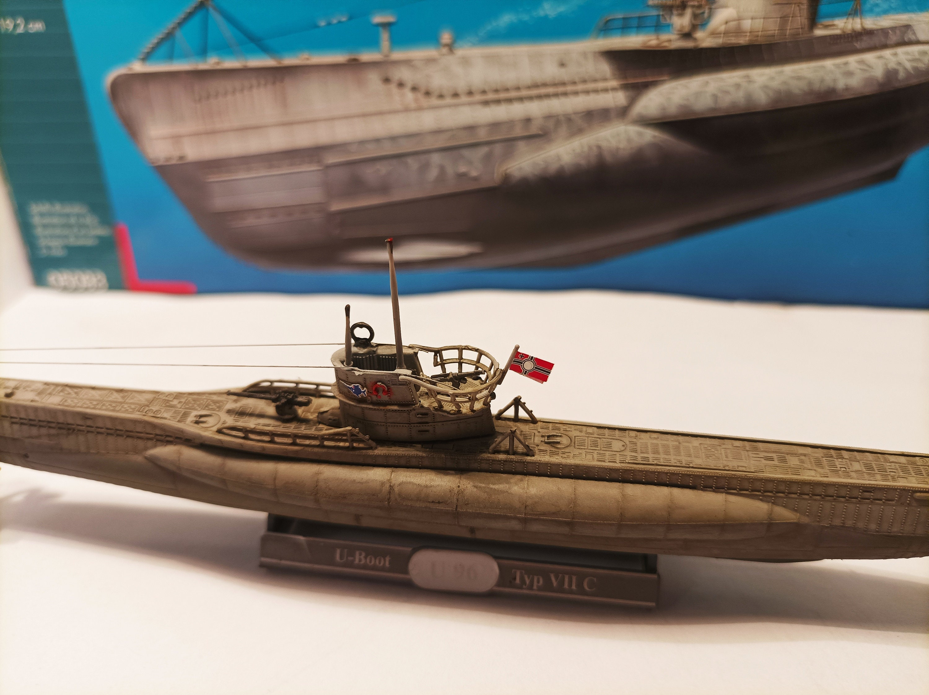 Revell 1/350 Scale German Submarine (U Boot) Type VII C (the U96 From the Famous German Movie ...