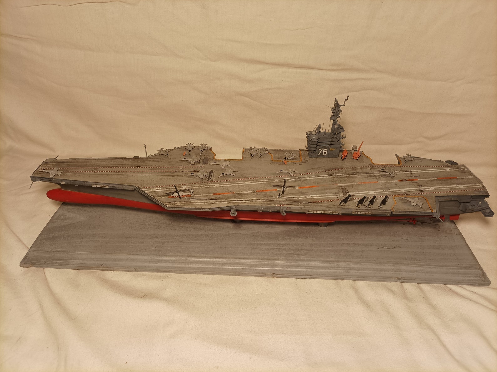 USS Ronald Reagan (CVN67) 1/720 Scale Warship Model Pro-built, Custom ...