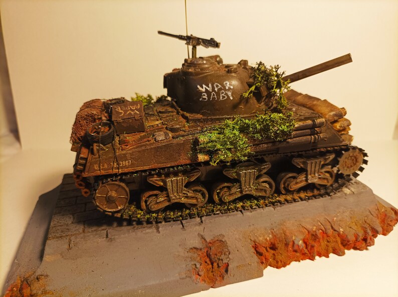 Sherman M4A1 Early Version WWII 1/32 Scale Model - Etsy