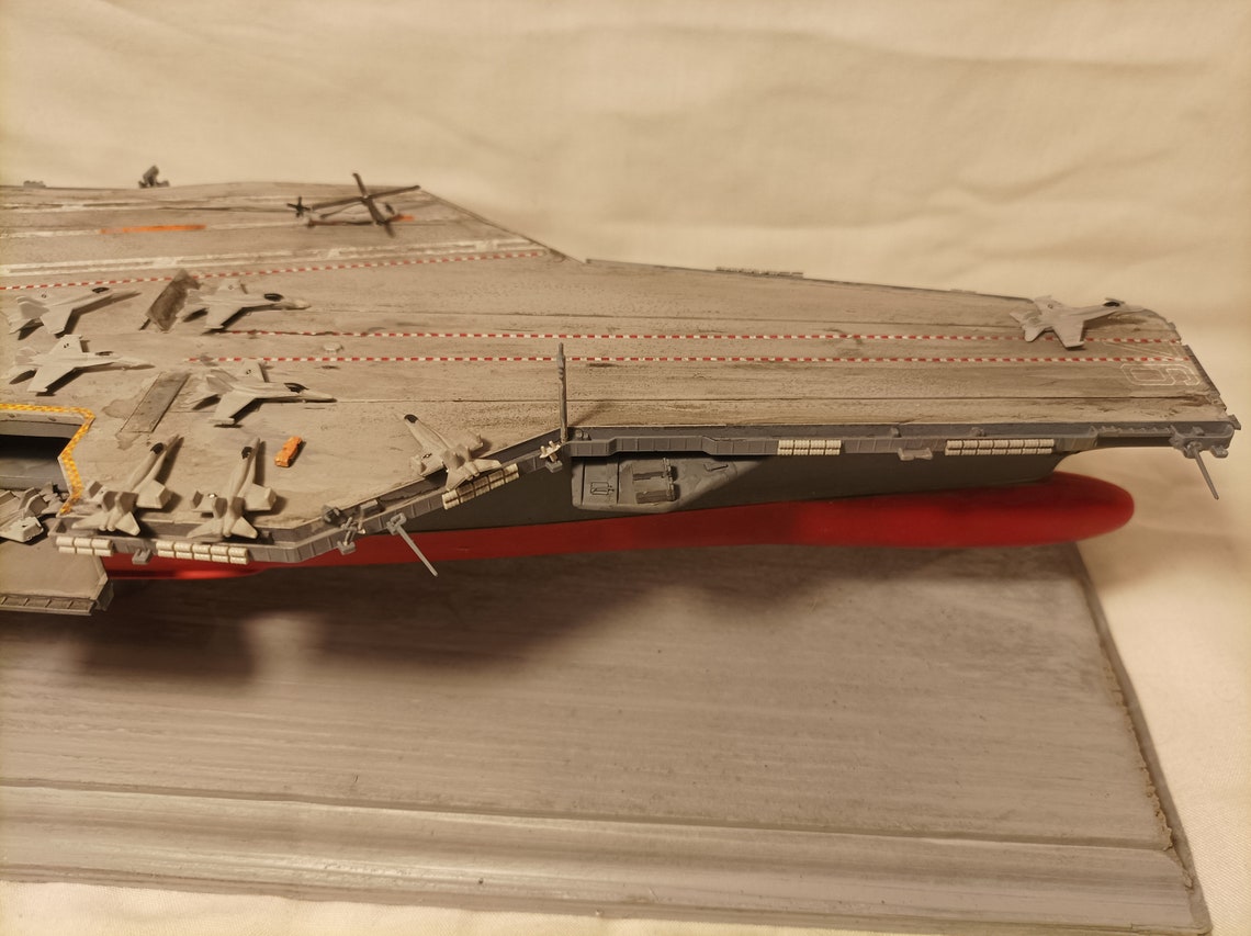 USS Ronald Reagan (CVN67) 1/720 Scale Warship Model Pro-built, Custom ...