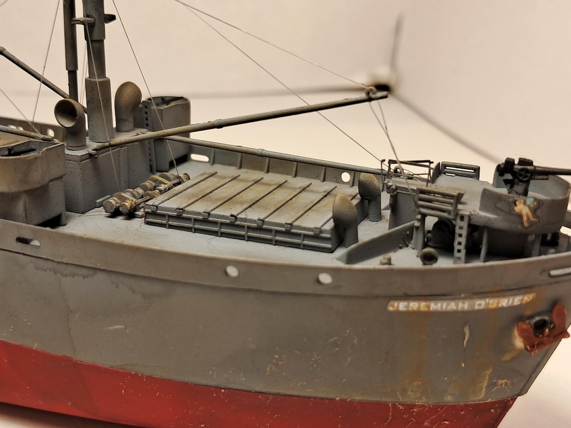 Liberty Ship Jeremiah O'brian 1/350 Scale Model - Etsy