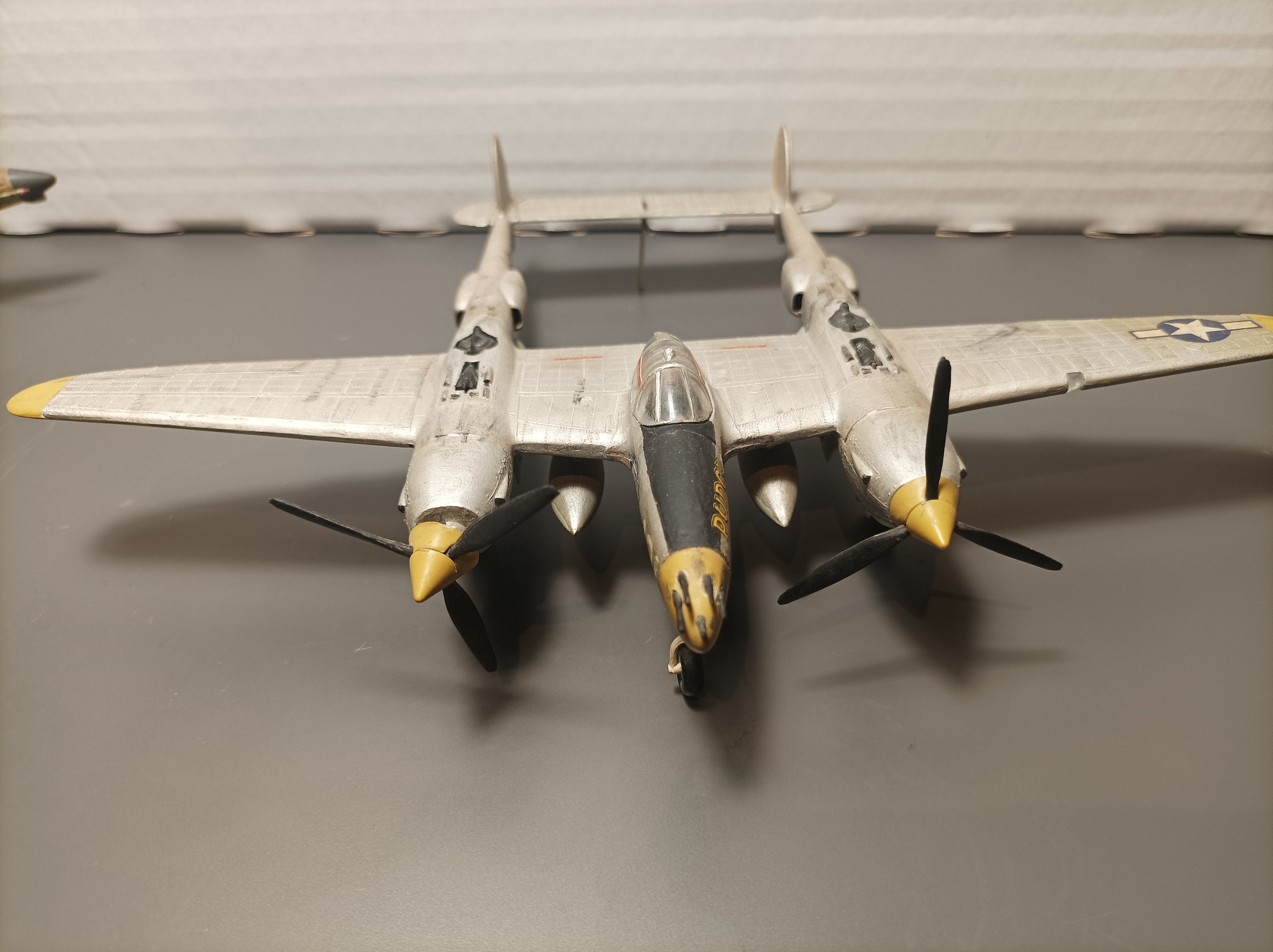 Pro Built, Paint & Weathered 1/72 Scale Lockheed P38 Lightning Airfix ...