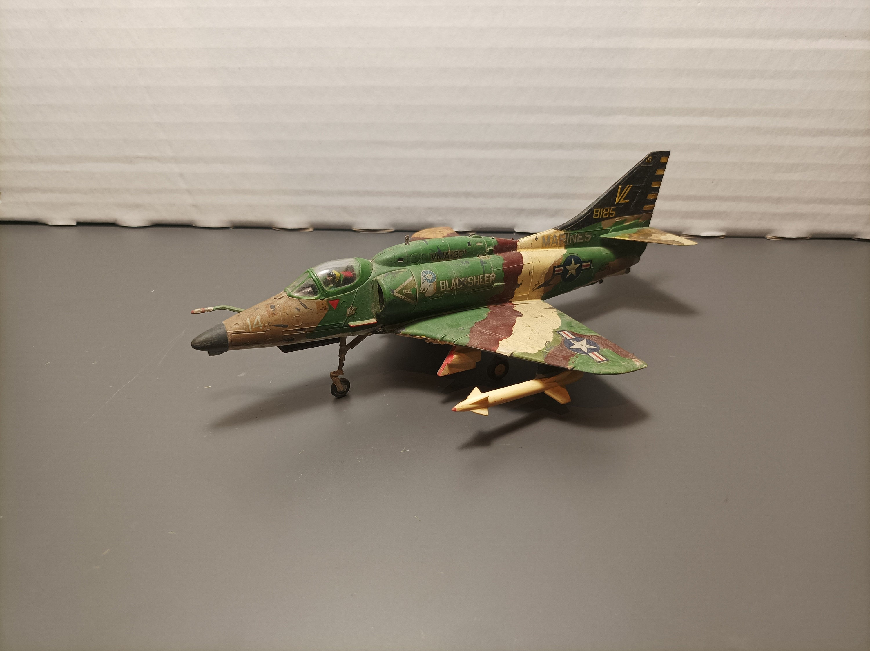 Pro Built, Paint & Weathered 1/72 Douglas A4 Skyhawk Matchbox - Etsy