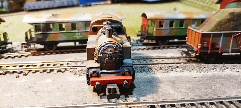 Custom H0 PIKO Modeltrain, "german Wartrain WW Ii" Ready to Play - Etsy