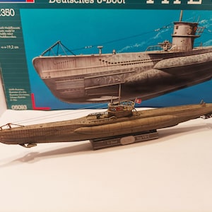 Revell 1/350 Scale German Submarine (U Boot) Type VII C (the U96 From the Famous German Movie ...