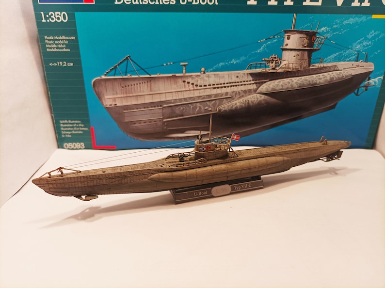 Revell 1/350 Scale German Submarine (U Boot) Type VII C (the U96 From the Famous German Movie ...
