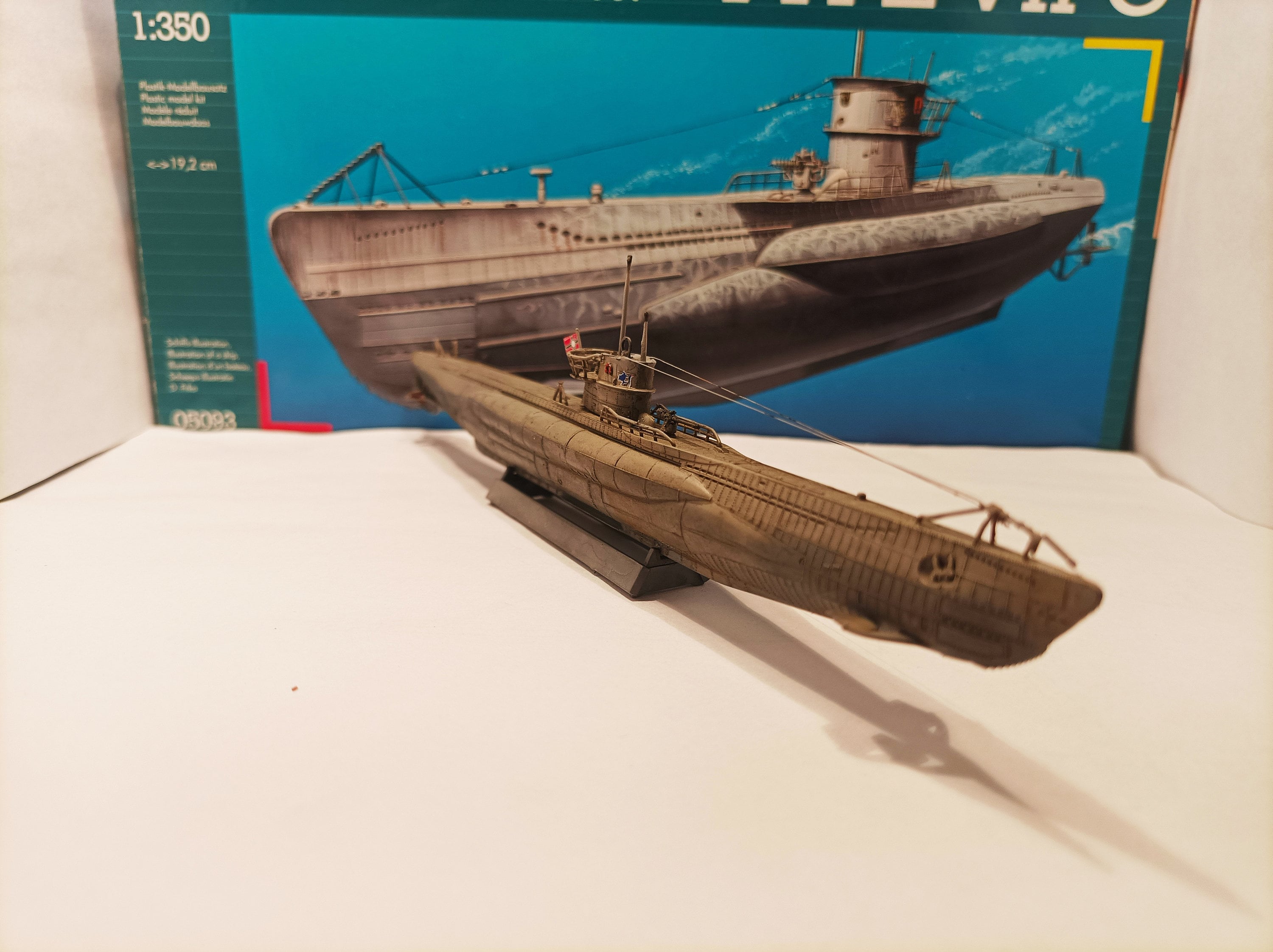 Revell 1/350 Scale German Submarine (U Boot) Type VII C (the U96 From the Famous German Movie ...