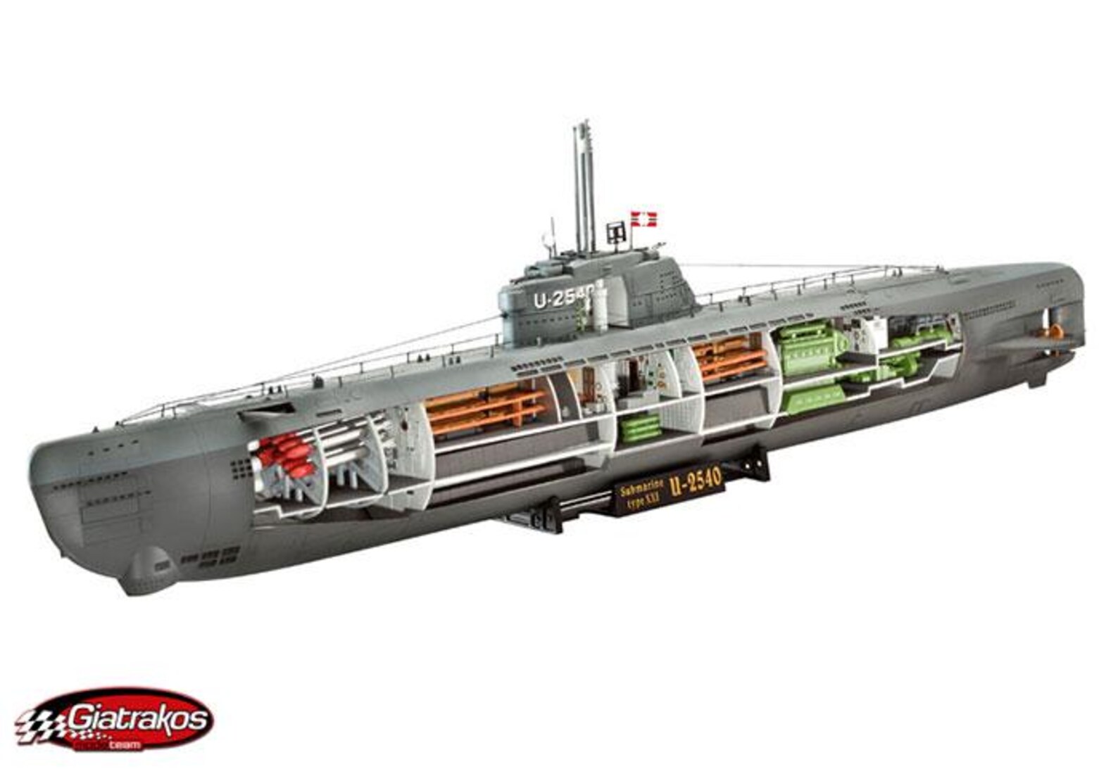 Pro Built, Paint & Weathered German WWII Submarine Type XXI With ...