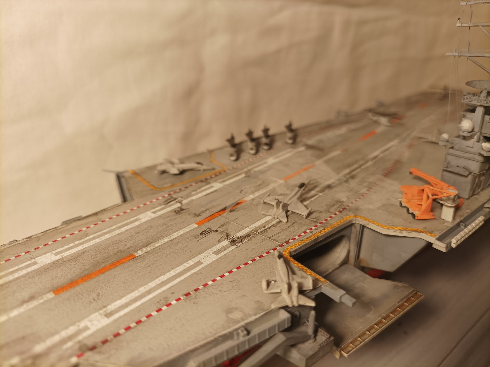 USS Ronald Reagan (CVN67) 1/720 Scale Warship Model Pro-built, Custom ...