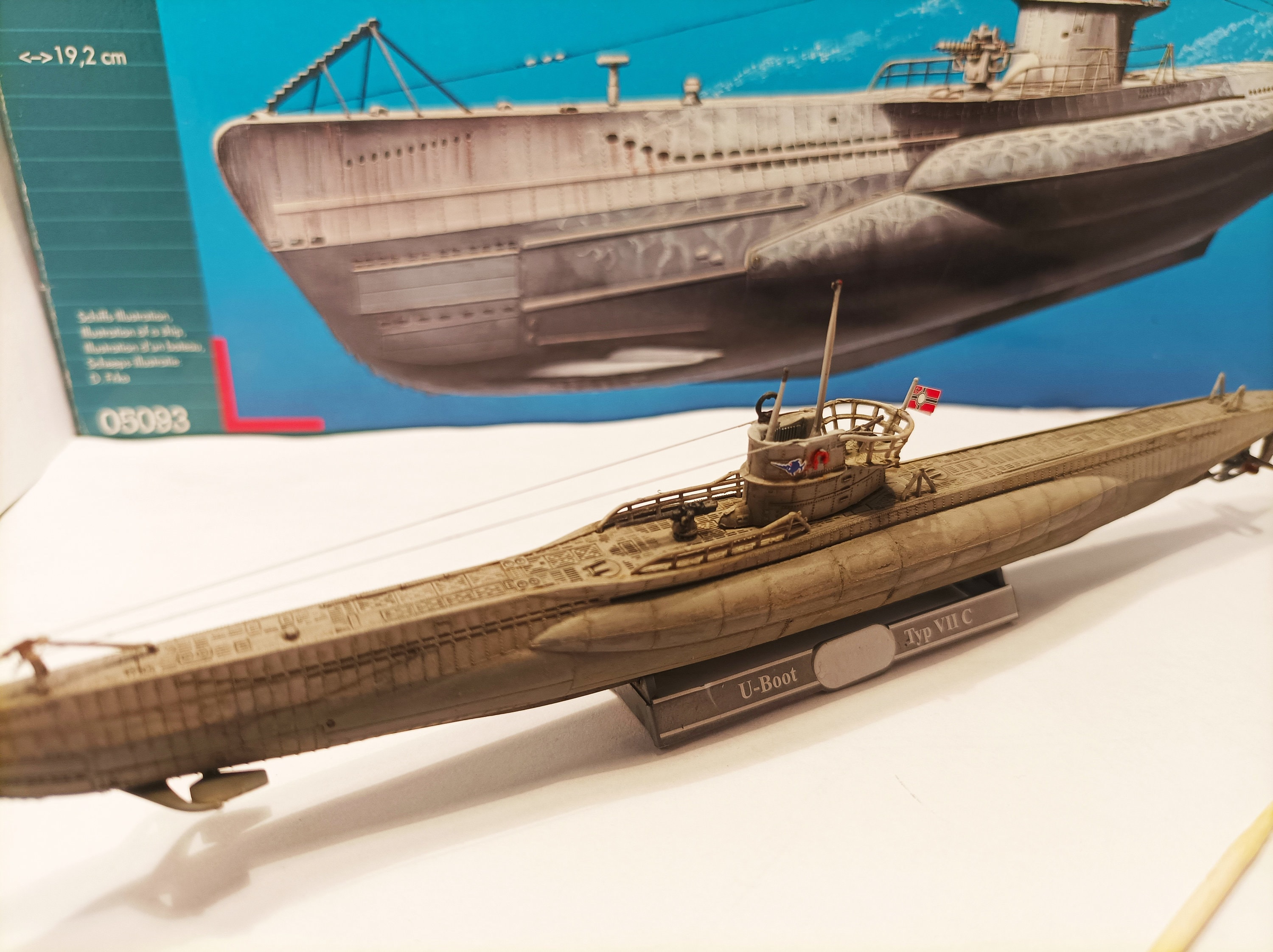 Revell 1/350 Scale German Submarine (U Boot) Type VII C (the U96 From the Famous German Movie ...